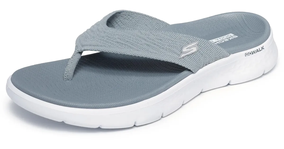 SKECHERS Damen Flip Flop Flipflop, GRAU, 41 EU | juuhu.at