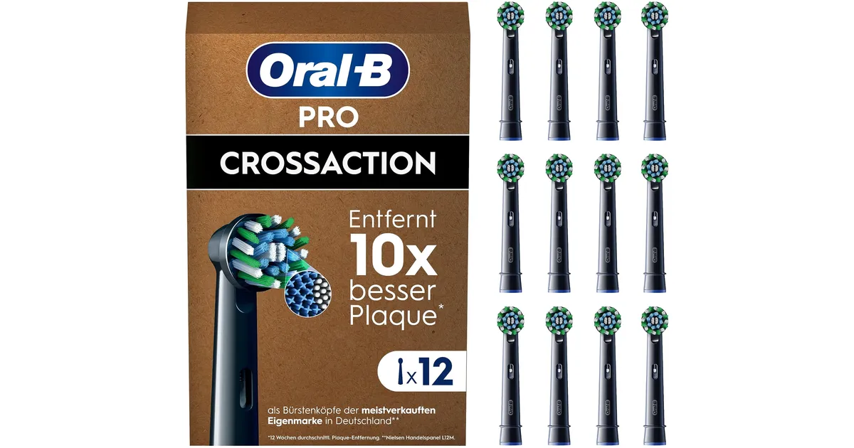 Oral-B Pro CrossAction Aufsteckbürste 12 St. | juuhu.at