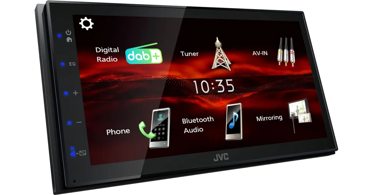 JVC KW-M180DBT - 17,3 cm (6,8") Digital Media AV-Receiver mit Quick ...