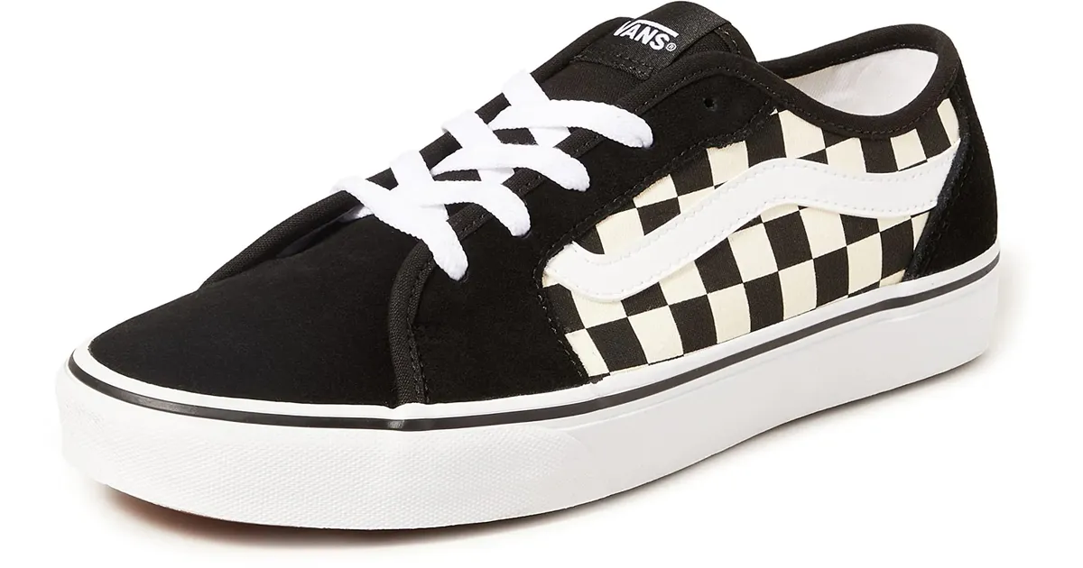 Vans Filmore Decon Damen Sneaker, Checkerboard Black White, 37 EU ...