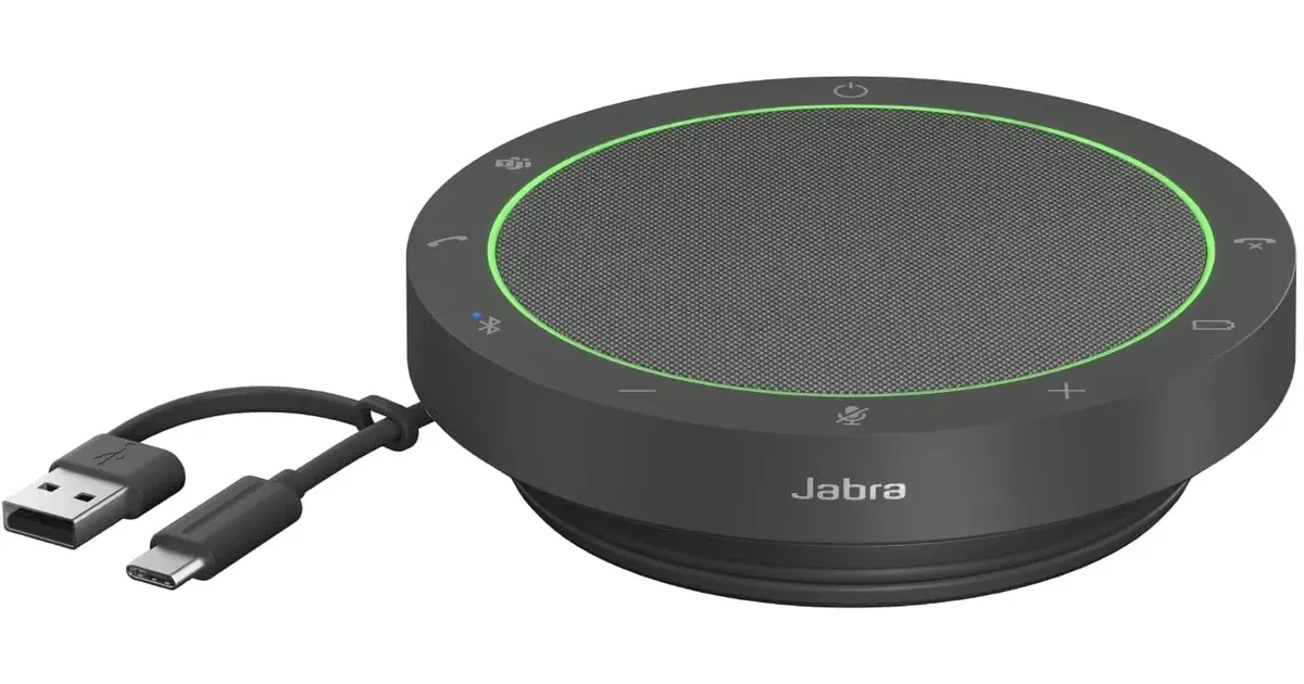 JABRA Speak2 55 MS Freisprechlösung für Telefonkonferenzen USB-C/USB-A ...