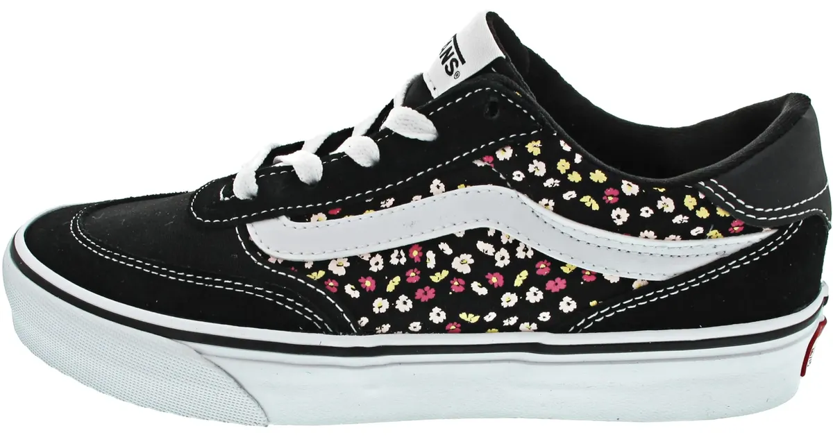 Vans Damen Brooklyn Ls Sneaker, Suede/Canvas Black Floral, 41 EU | juuhu.at