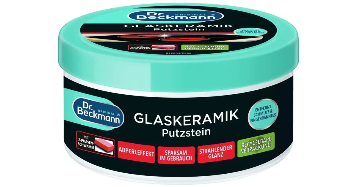 Dr. Beckmann Glaskeramik Putzstein 250 inkl Reinigungsschwamm | juuhu.at