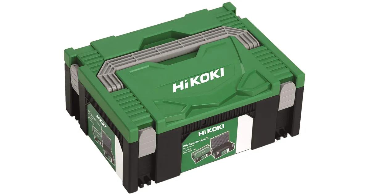 Hikoki Systainer Transportkoffer 1-tlg. Grün-Schwarz 29,5x39,5x15,8 cm ...