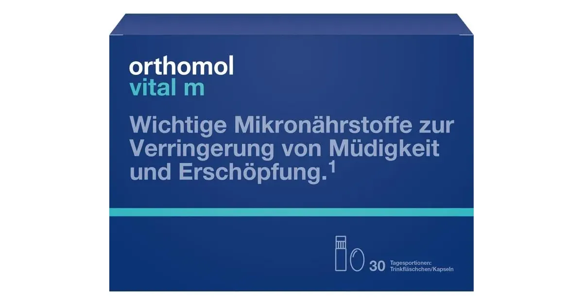 Orthomol Vital M Trinkfläschchen / Kapseln 30 St. | juuhu.at