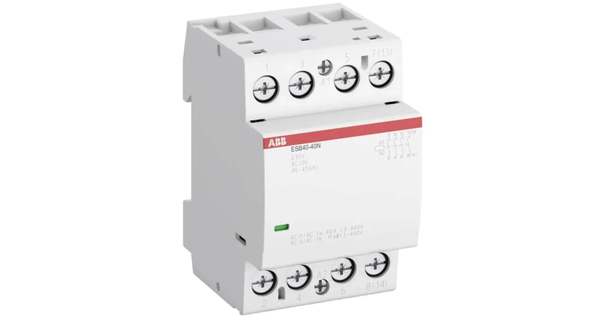 ABB ESB40-22N-06 ESB Leistungsschütz / 230 V-AC/DC Spule, 2 -polig 2 ...