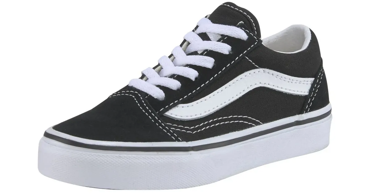 Vans Old Skool Kinder Schwarz/Weiß 30 | juuhu.at