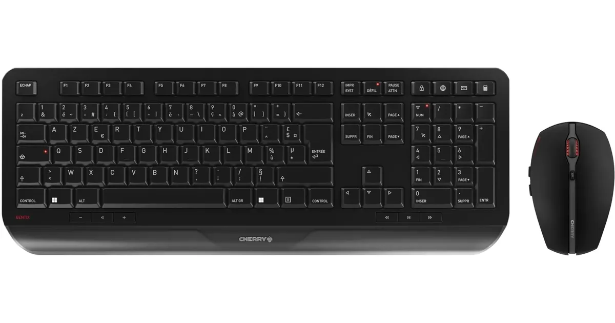 Cherry GENTIX Kabellose Tastatur-Maus-Set AZERTY | juuhu.at