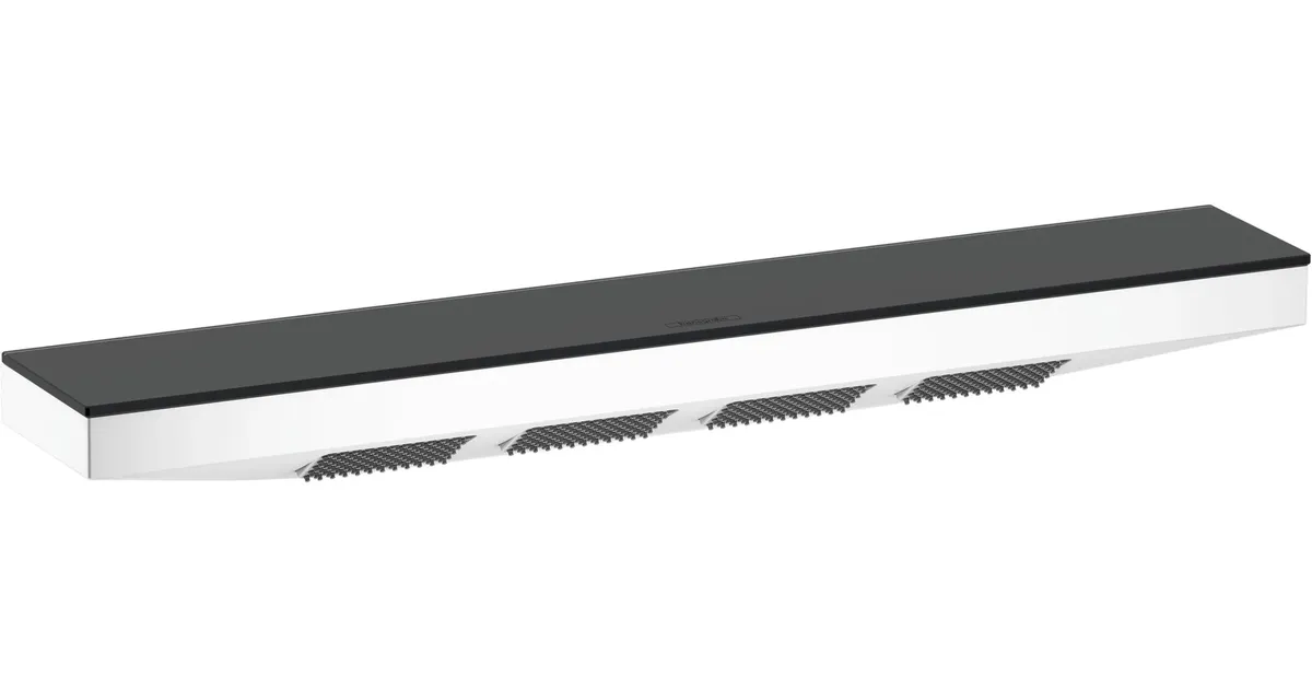 Hansgrohe Rainfinity Schulterbrause 500 1-jet und Duschablage, 26243700 ...