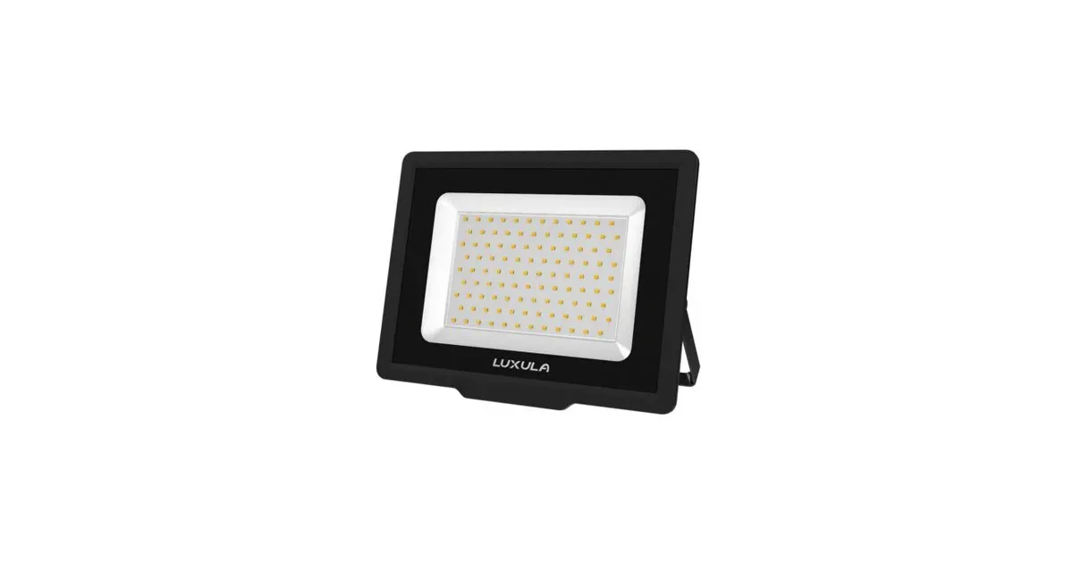 LUXULA LED Fluter Aluminium 100W 10000lm inkl. IP65 schwarz | juuhu.at
