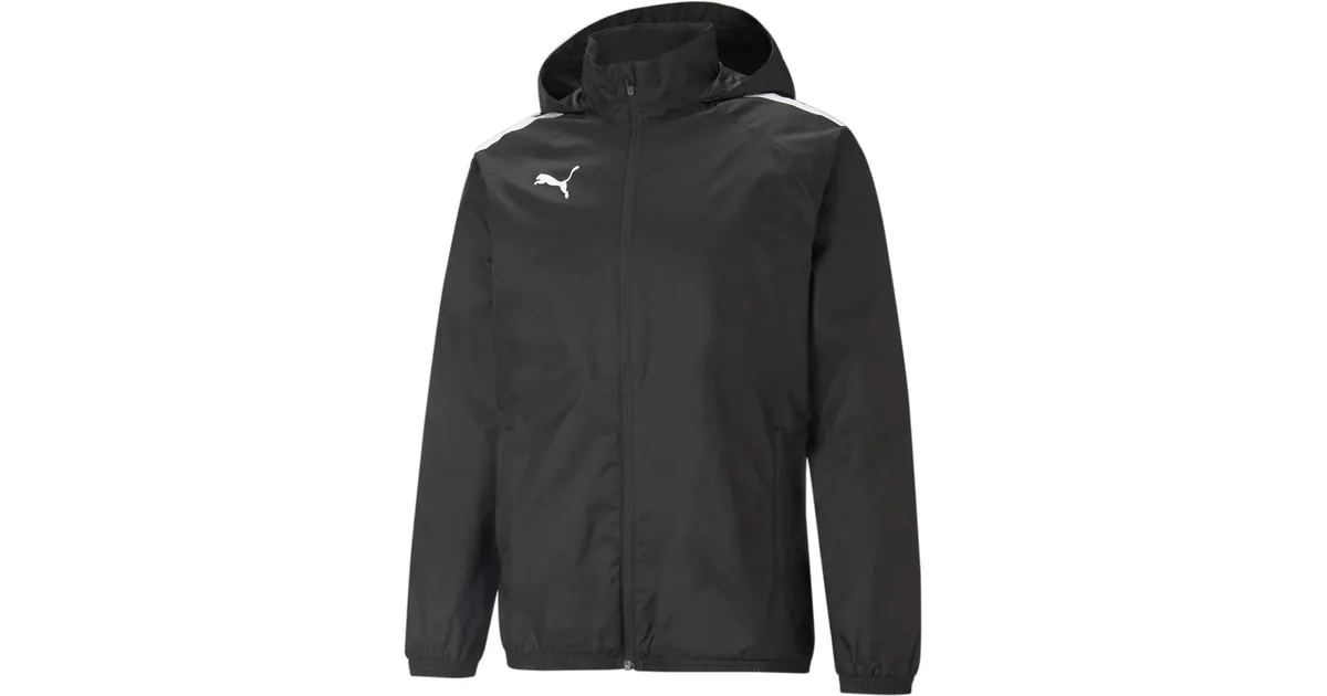 Puma Teamliga All Weather Jacket Jr puma black-puma black 164 | juuhu.at