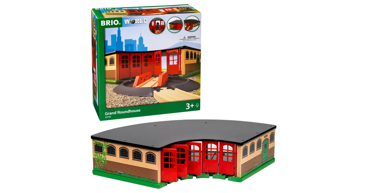 BRIO Großer Ringlokschuppen (33736) | juuhu.at