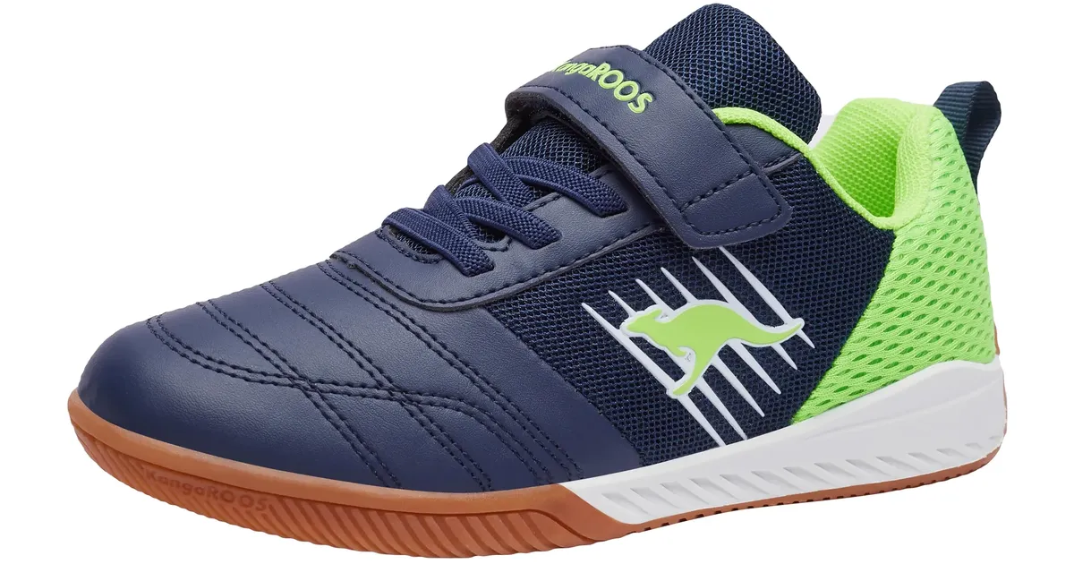KangaROOS K5-super Court Ev Kinder Dark Navy/Lime 32 | juuhu.at