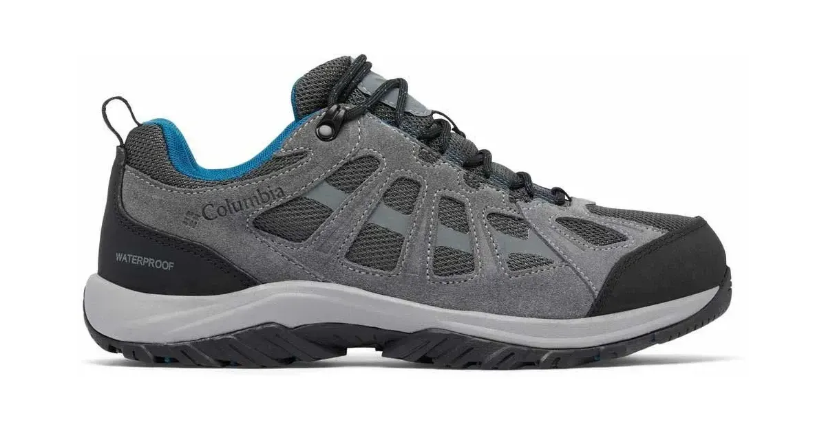 Columbia Redmond III Low Waterproof Herren Shark/Phoenix Blue 48 | juuhu.at