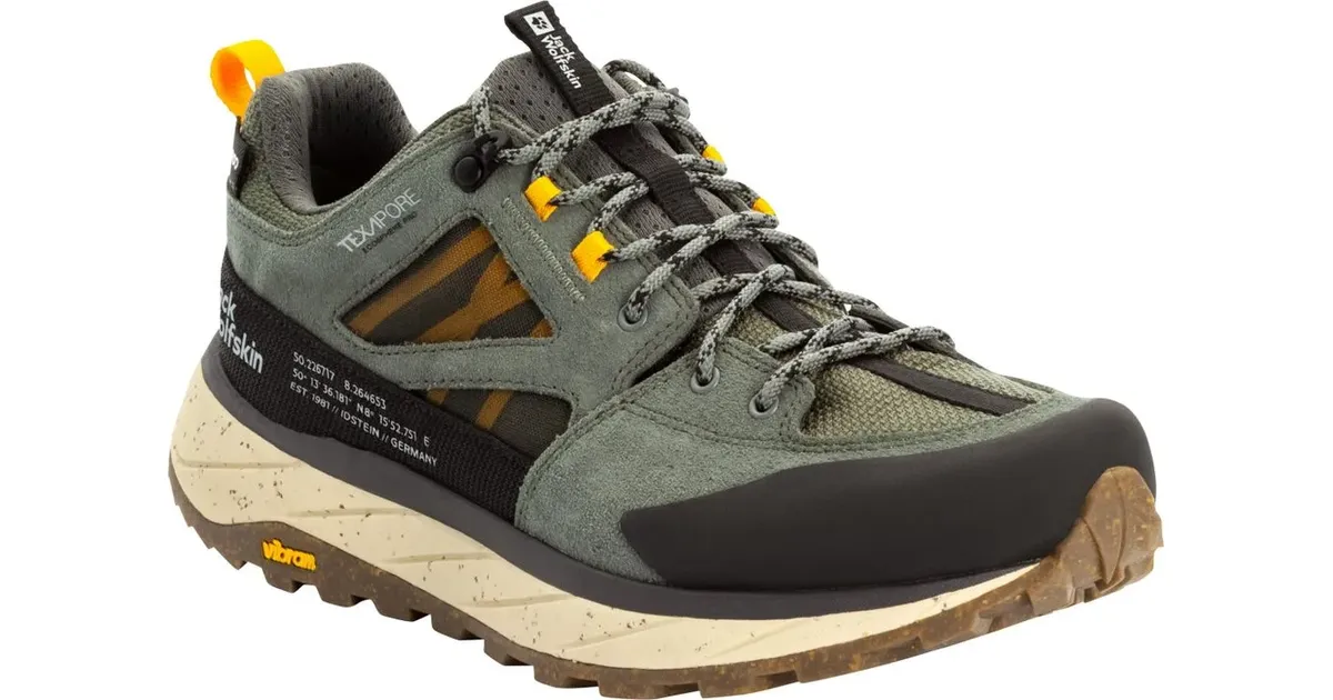 Jack Wolfskin Terraquest Texapore Low M Gecko Green, 46 - 46 | juuhu.at