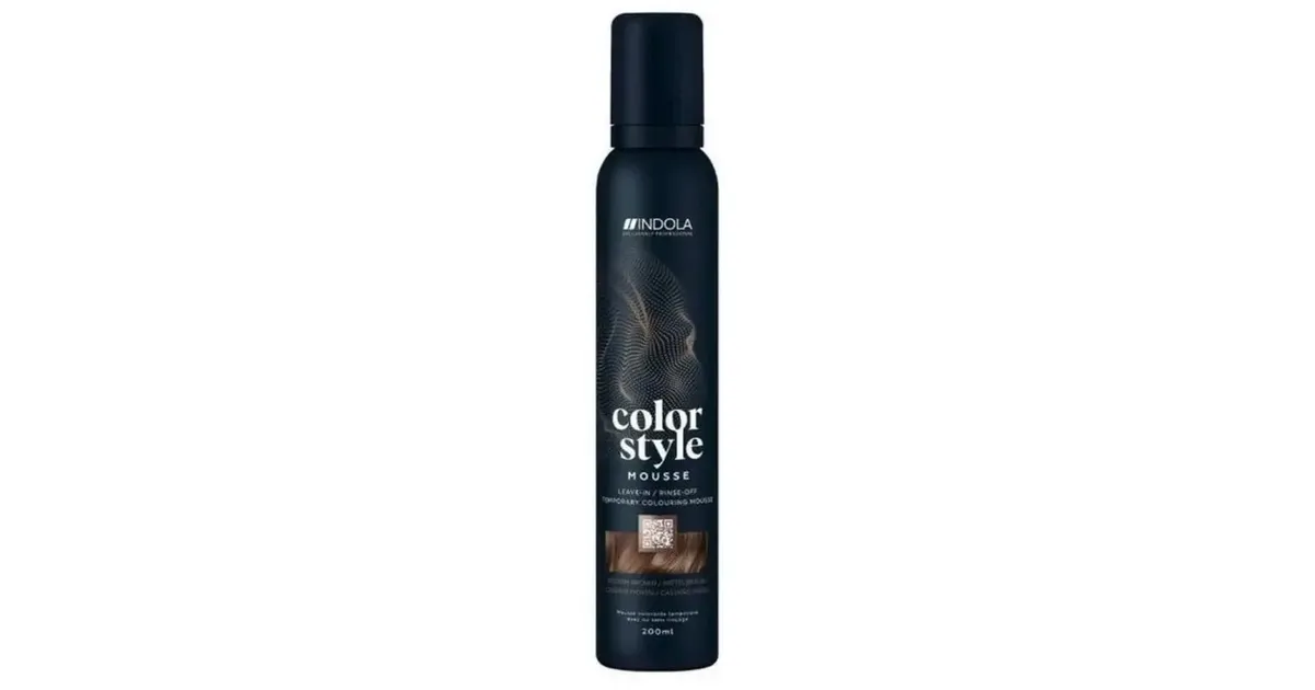 Indola Color Style Mousse Mittelbraun 200 ml | juuhu.at