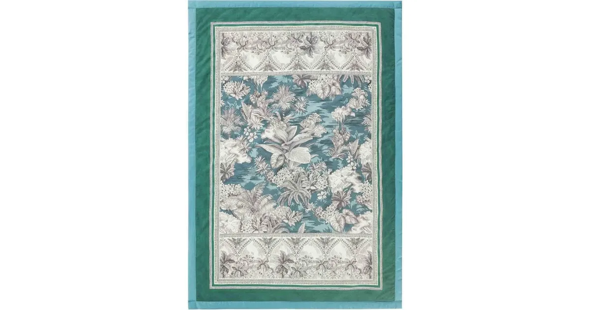 BASSETTI BOBOLI Plaid aus 100% Baumwolle in der Farbe Verde V1, Maße ...