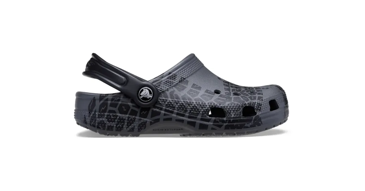 Crocs Unisex Kinder Classic Tire Print Clog T Clog, Slate Grey, 27/28 ...