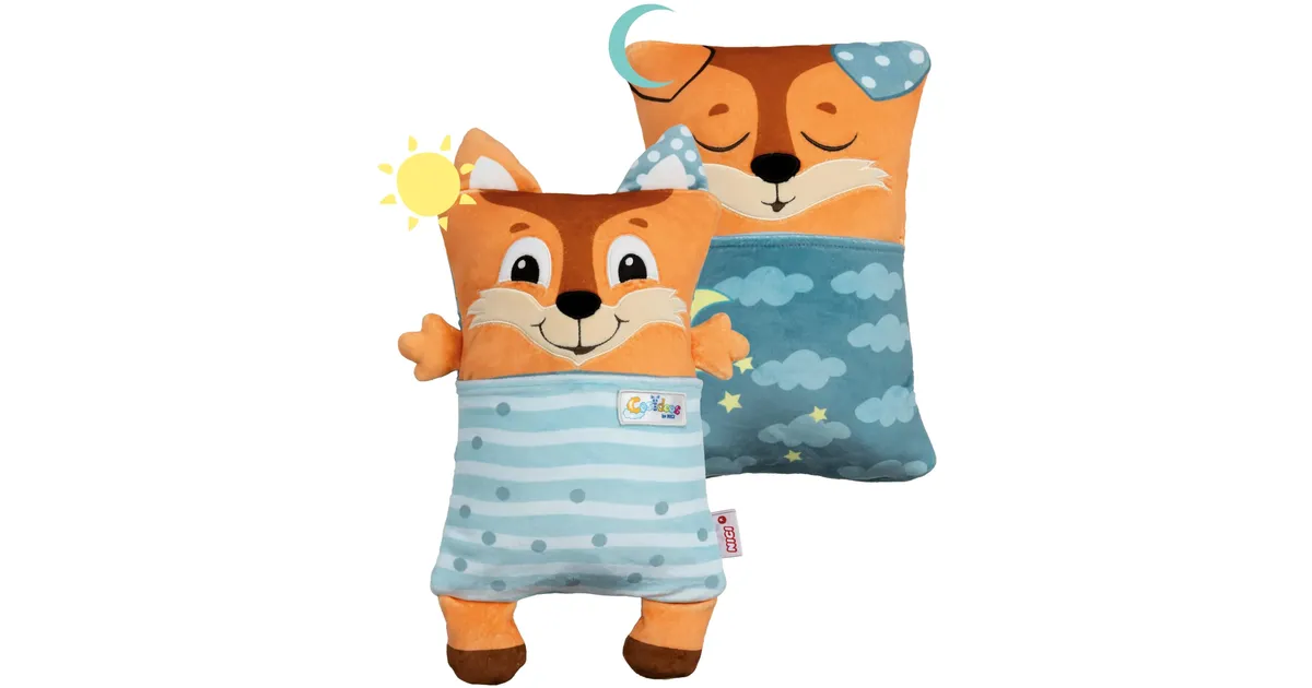 NICI Kuscheltier Fuchs mit Wendefunktion 20 cm orange | juuhu.at