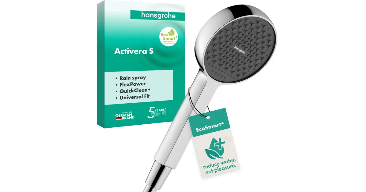 Hansgrohe Activera S Handbrause 95, 1 Strahlart, EcoSmart+, 28032000 ...