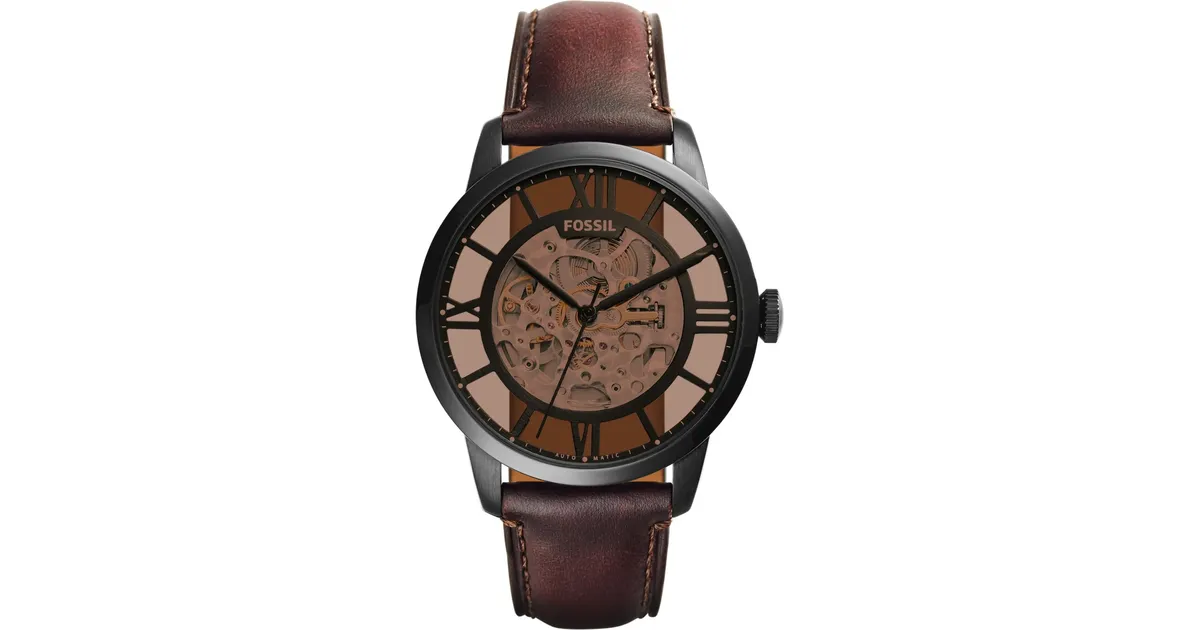 Fossil Townsman Automatic Leder 44 mm ME3098 | juuhu.at