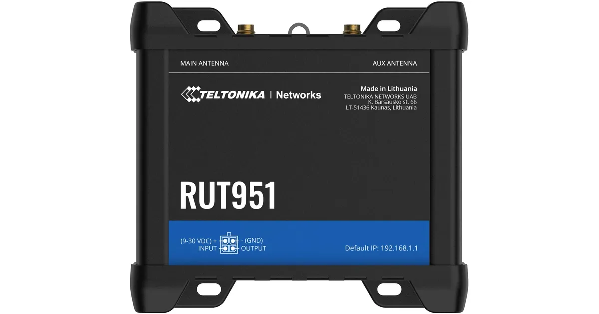 Teltonika RUT951 Industrial 4G Router | juuhu.at