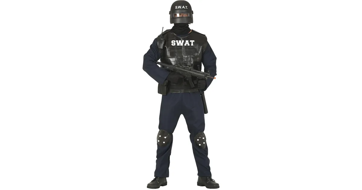 Fiestas Guirca SWAT Polizei Kostüm Herren L | juuhu.at