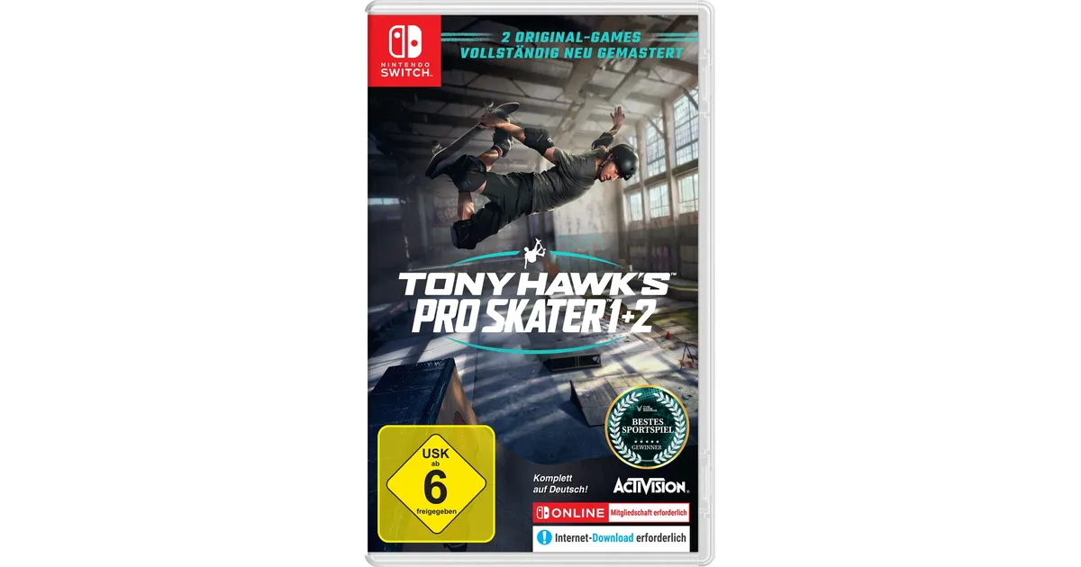 Activision Blizzard Tony Hawks Pro Skater 1+2 Switch | juuhu.at