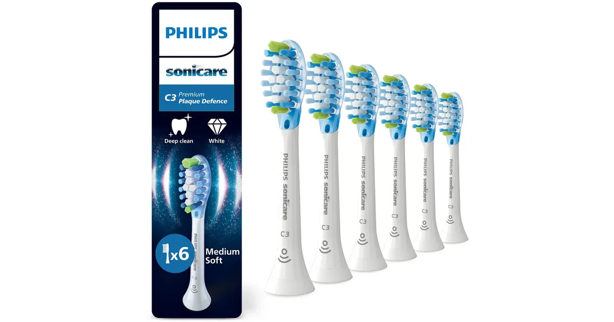 Philips Sonicare C3 Premium Plaque Defense Aufsteckbürste 6 St. | juuhu.at