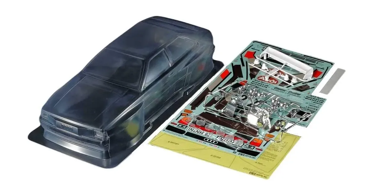 TAMIYA 51615 1:10 Karosserie Audi Quattro Rallye A2 Unlackiert, nicht ...