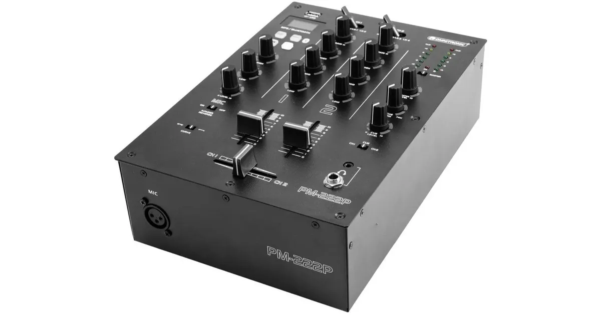 Omnitronic PM-222P 2-Kanal-DJ-Mixer mit Player | juuhu.at