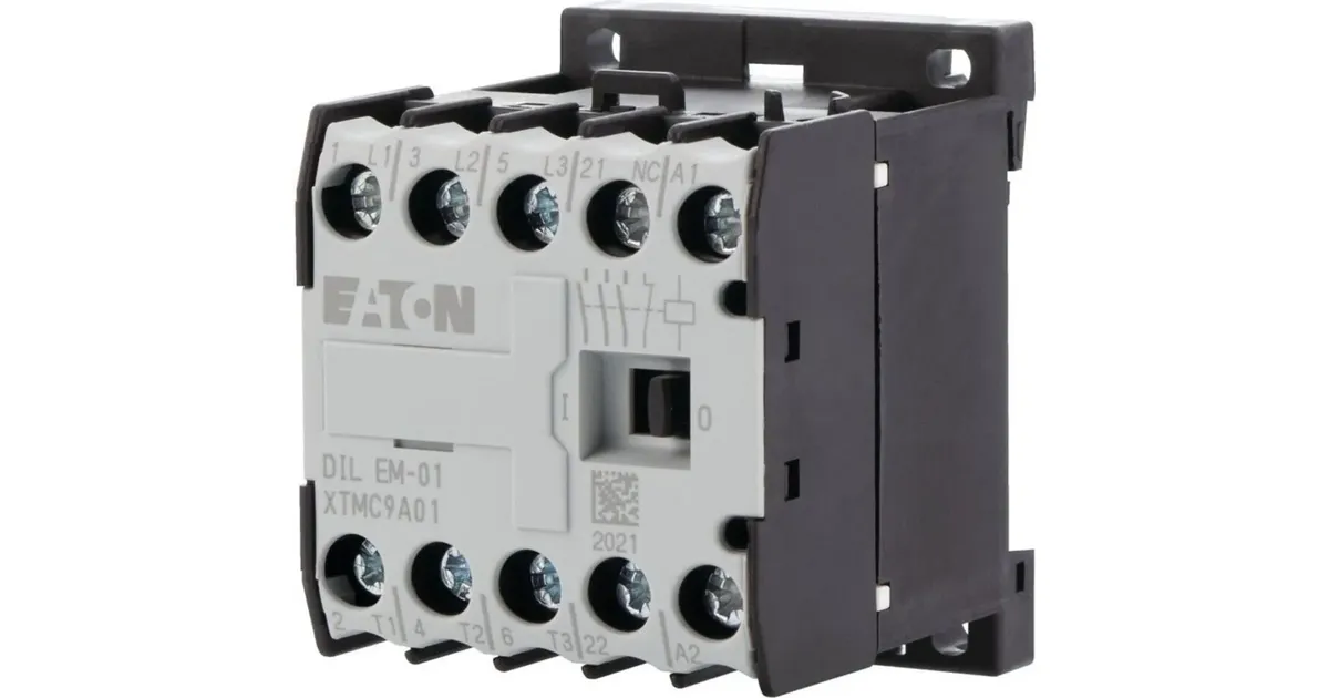 Eaton Power Quality Eaton Leistungsschütz AC-3/400V:4kW 3p DC DILEM-01 ...