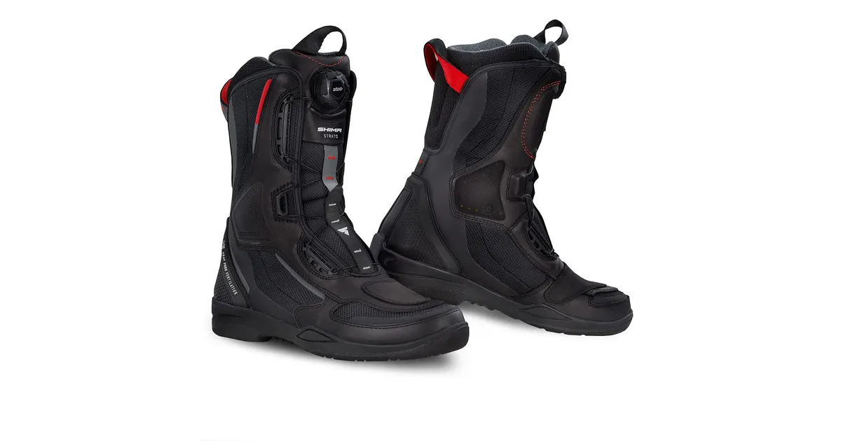 SHIMA STRATO Damen - Motorrad Wasserdicht Stiefel Tourenstiefel Schuhe ...