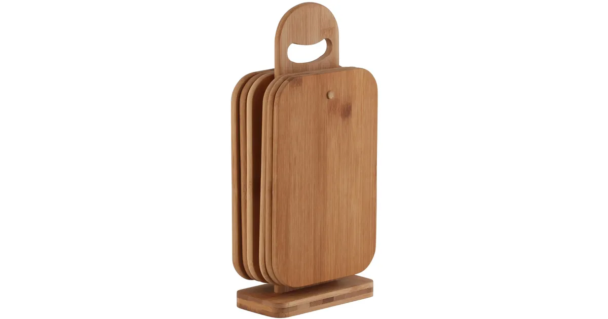 Testrut Axxentia Bambus Schneidebrett-Set 7-teilig | juuhu.at