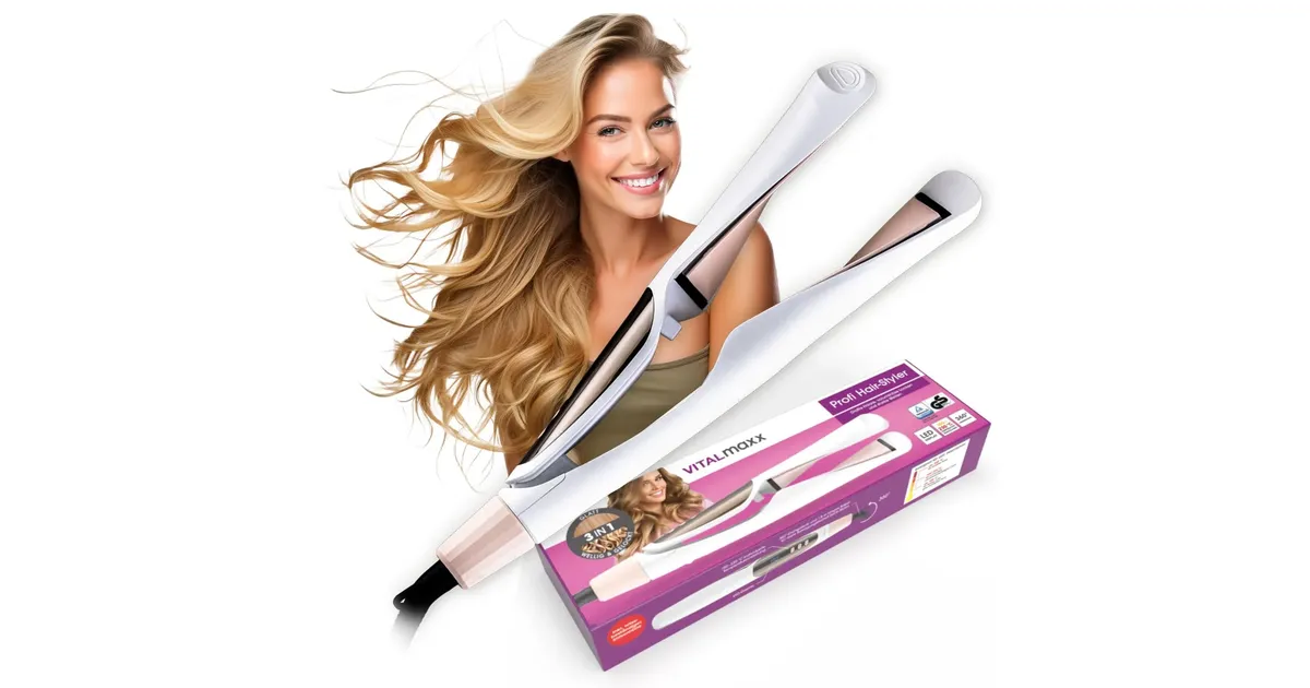 Vitalmaxx Profi Hair Styler Curler Straightener Locken Glätten | juuhu.at