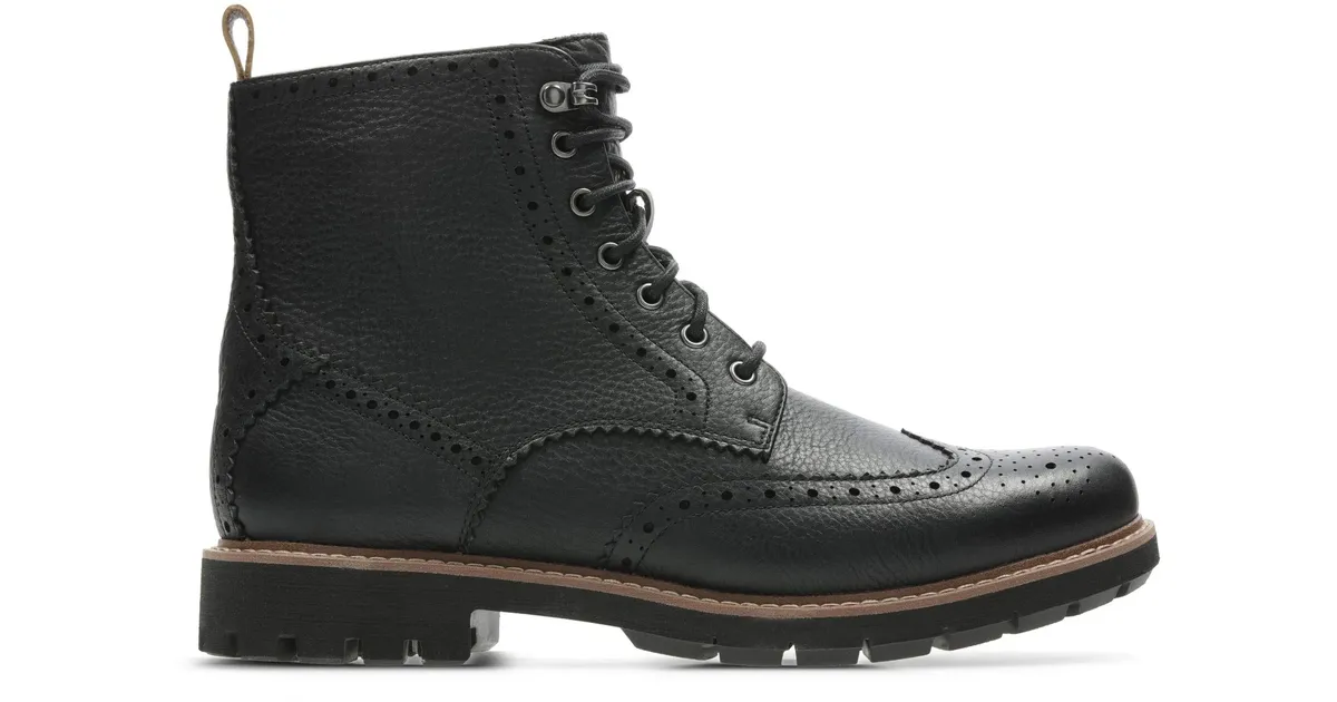 CLARKS Batcombe Lord Stiefel Black 40 | juuhu.at