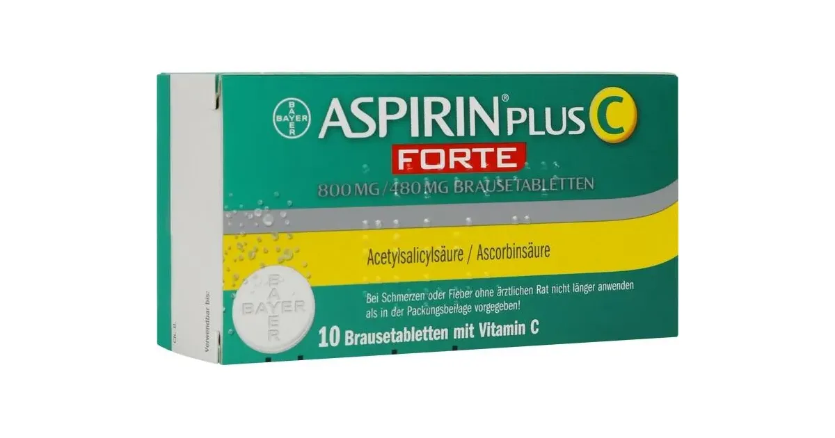 Bayer Aspirin plus C forte Brausetabletten | juuhu.at