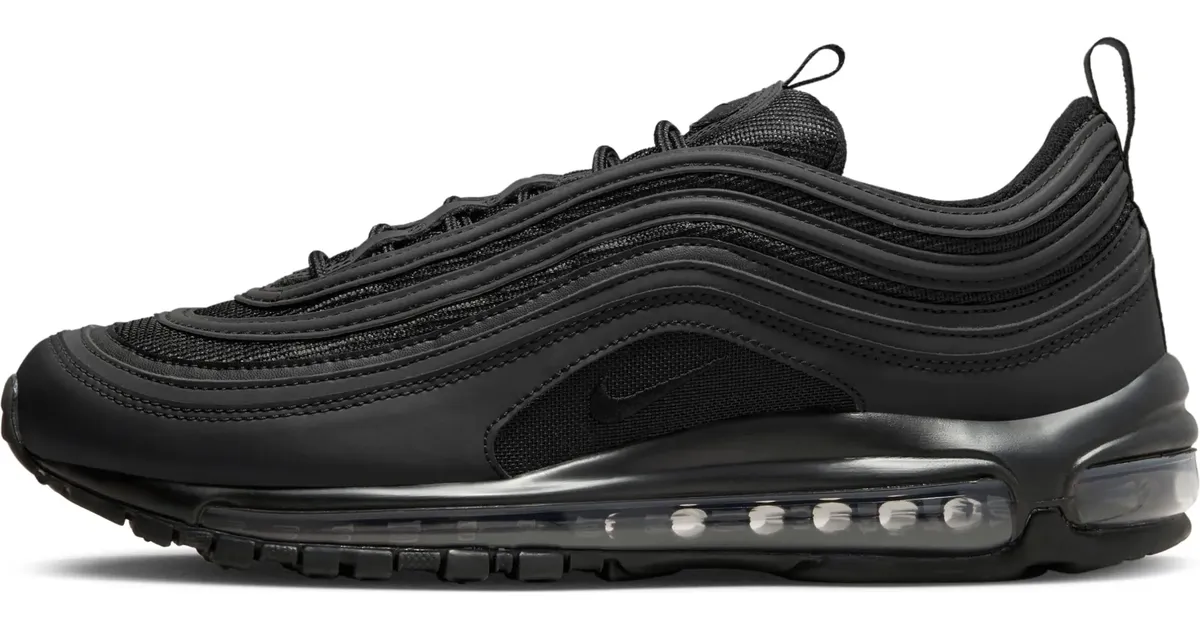 Nike Air Max 97 Herren Fitnessschuhe, Schwarz (Black/Black/White 001 ...