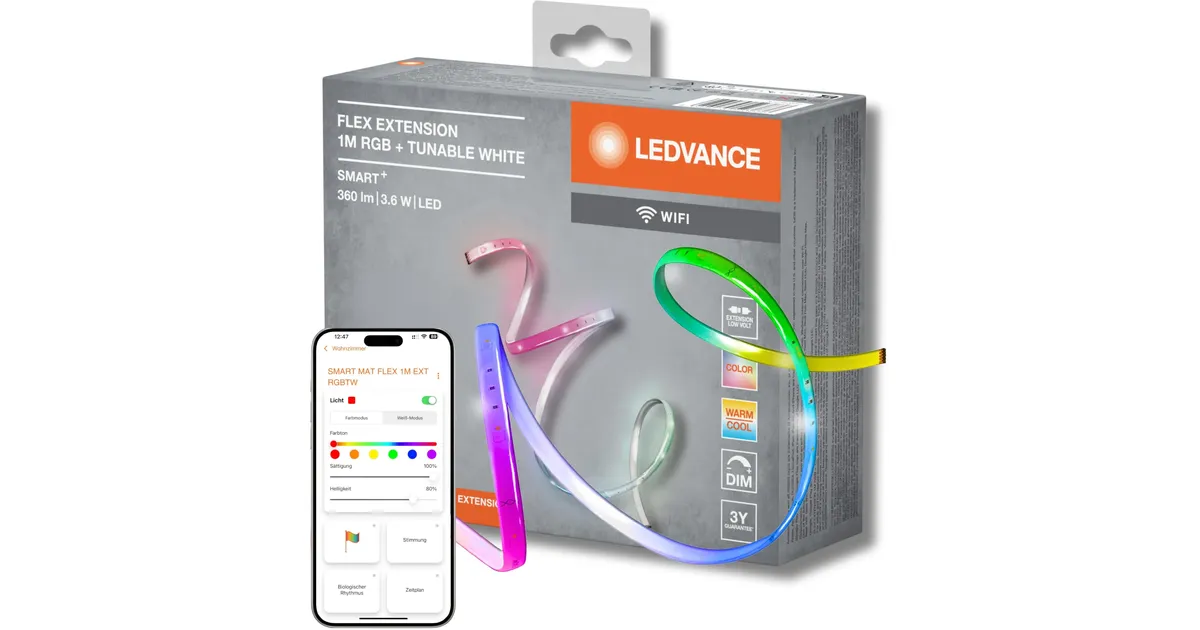 LEDVANCE LED Smartes Led Lichtband mit WiFi Technologie für Innen ...