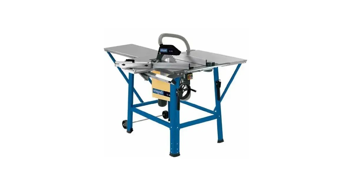 SCHEPPACH TS310 2200 W 230 V inkl. Tischverbreiterung, Sägeblatt ...